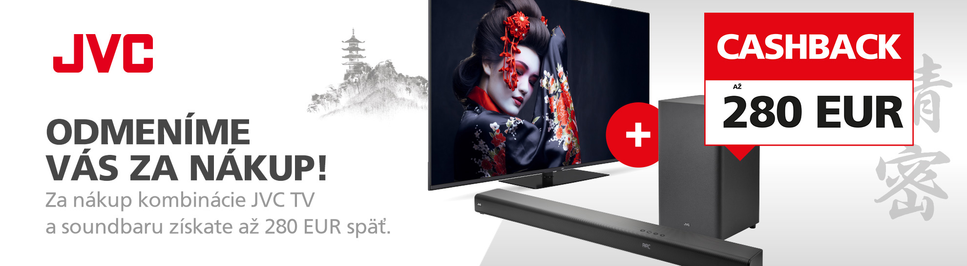 JVC cashback: Kúpte si TV a soundbar značky JVC a získajte späť až 280 ...
