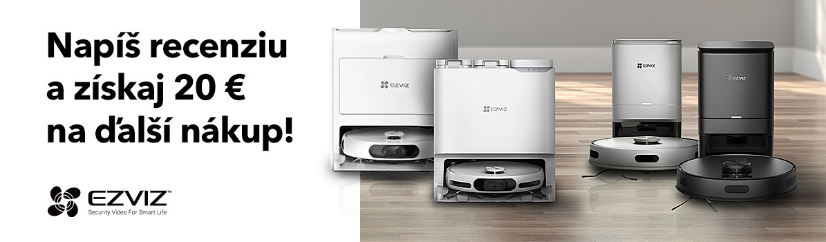 Robotický vysávač EZVIZ: napíšte recenziu a získajte poukaz | Alza.sk
