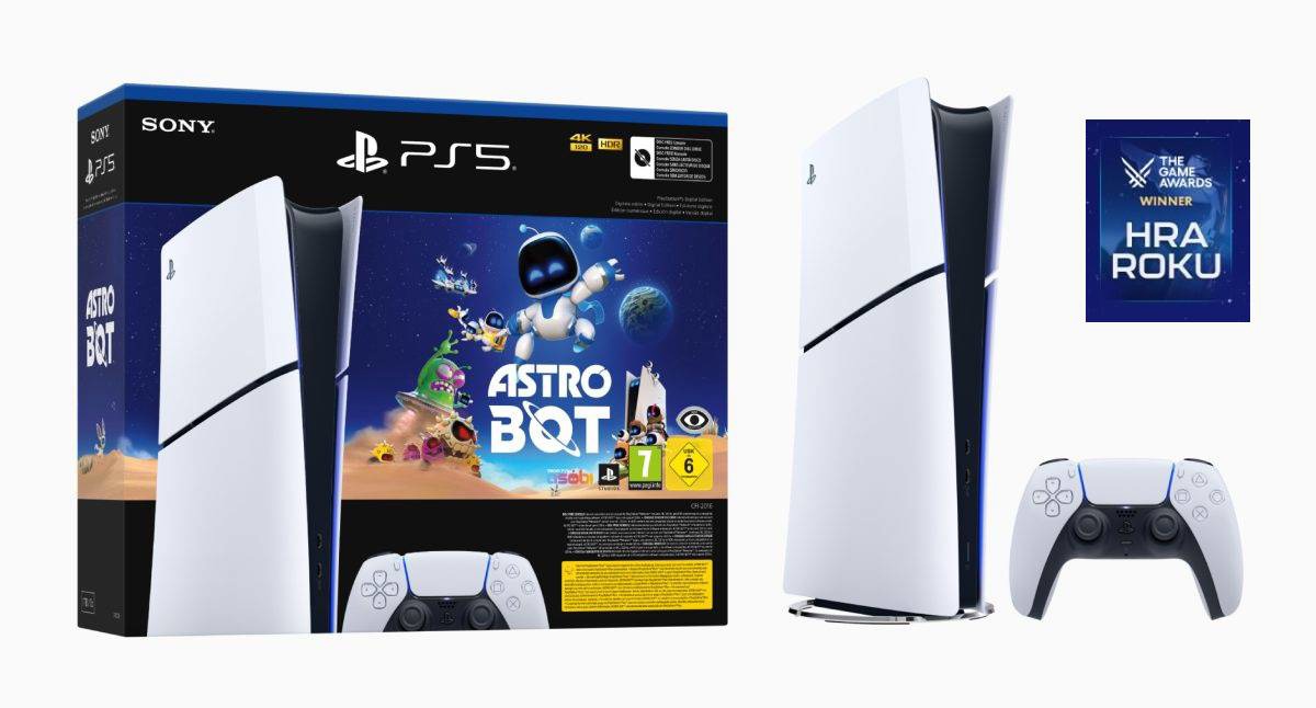 PlayStation 5 (verzia slim) + Astro Bot: Herná zábava novej generácie v ...