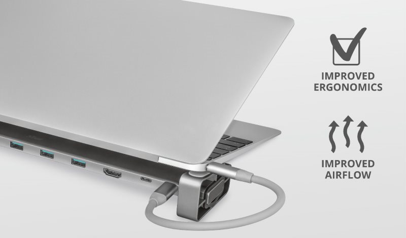 TRUST Dalyx Aluminium 10-in-1 USB-C Multi-port Dock - Replikátor portov ...