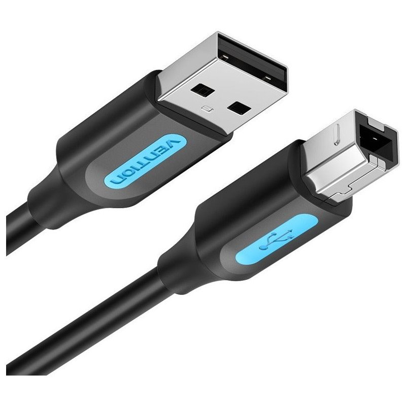 Vention USB 2.0 Male to USB-B Male Printer Cable 1 M Black PVC Type ...
