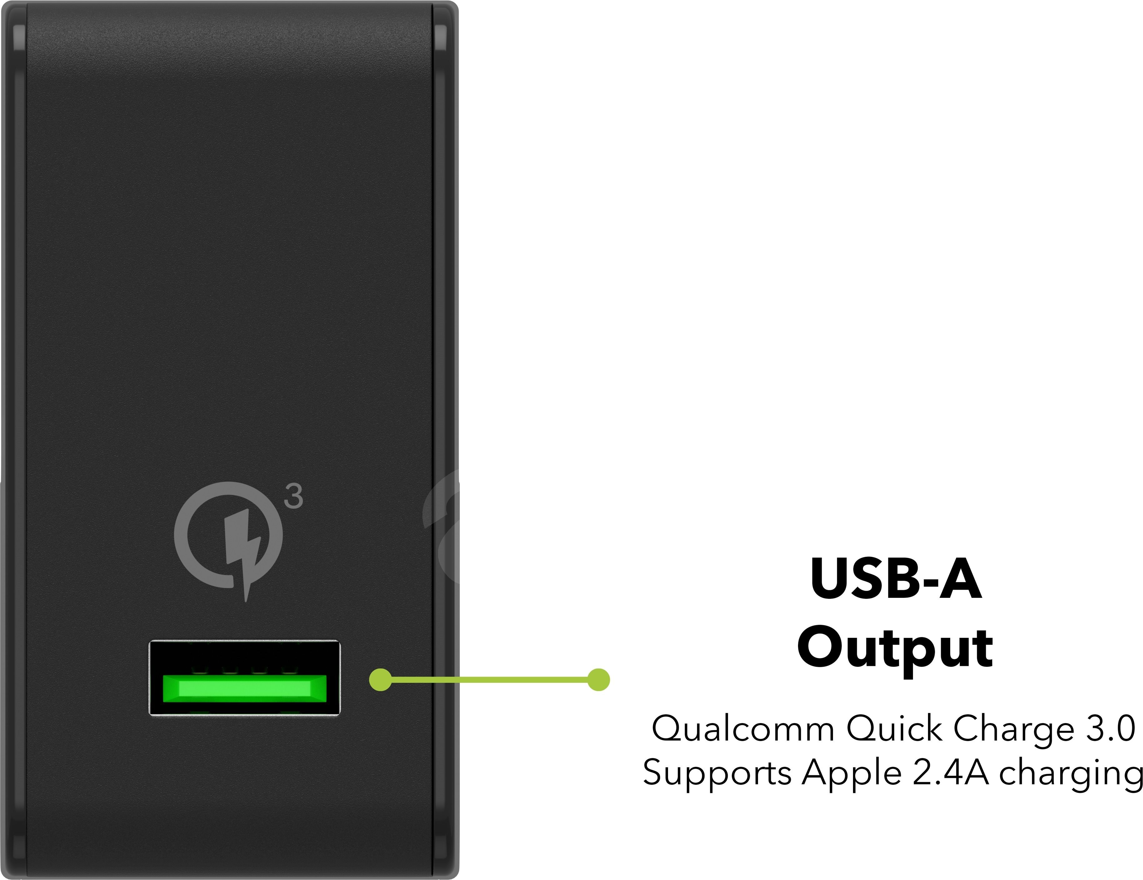 AlzaPower Travel Charger T200 čierna za 7,90 € - Nabíjačka do siete ...