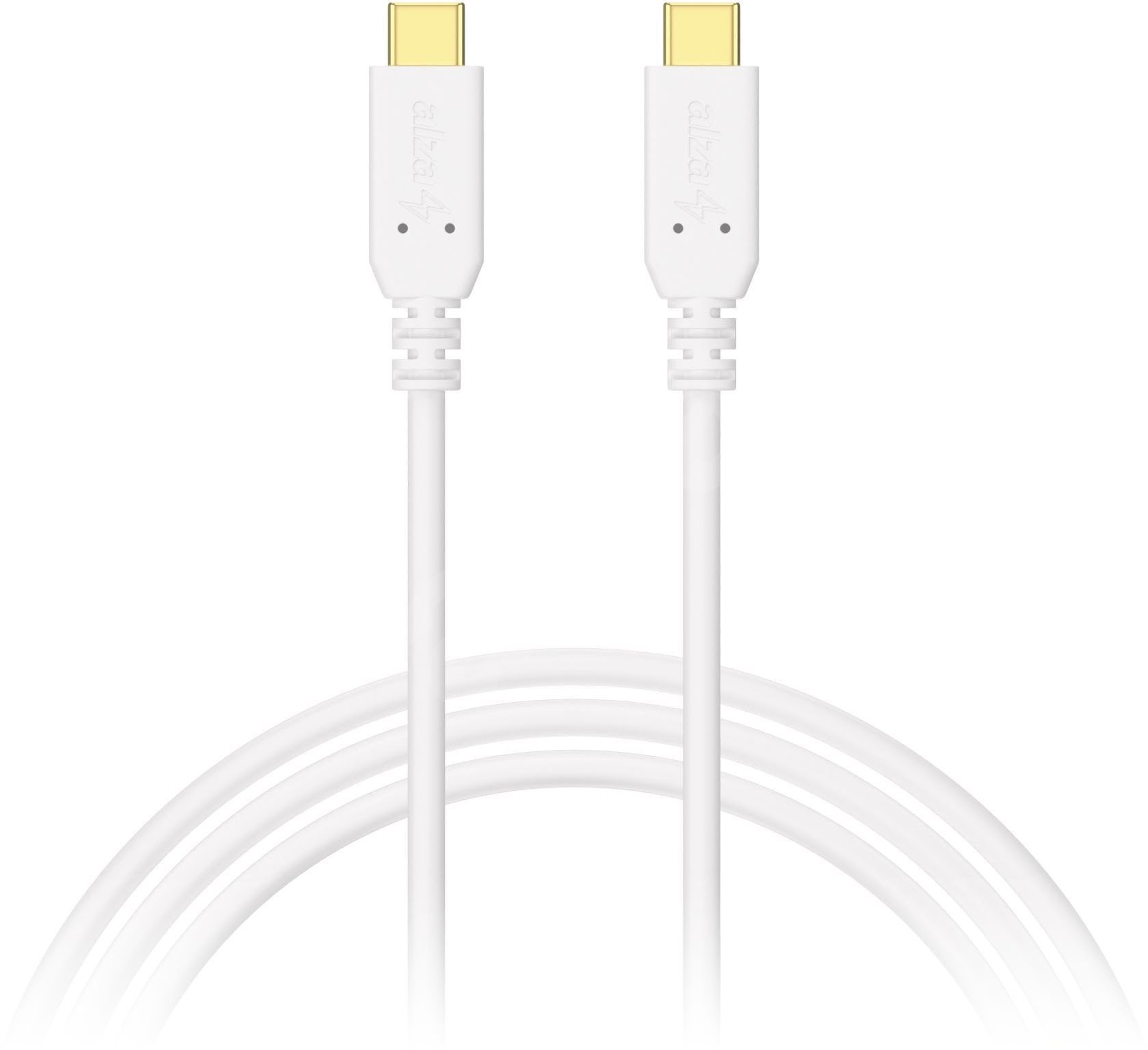 AlzaPower Core USB-C/USB-C 2.0, 5 A, 100 W, 2 m biely od 6,47 ...