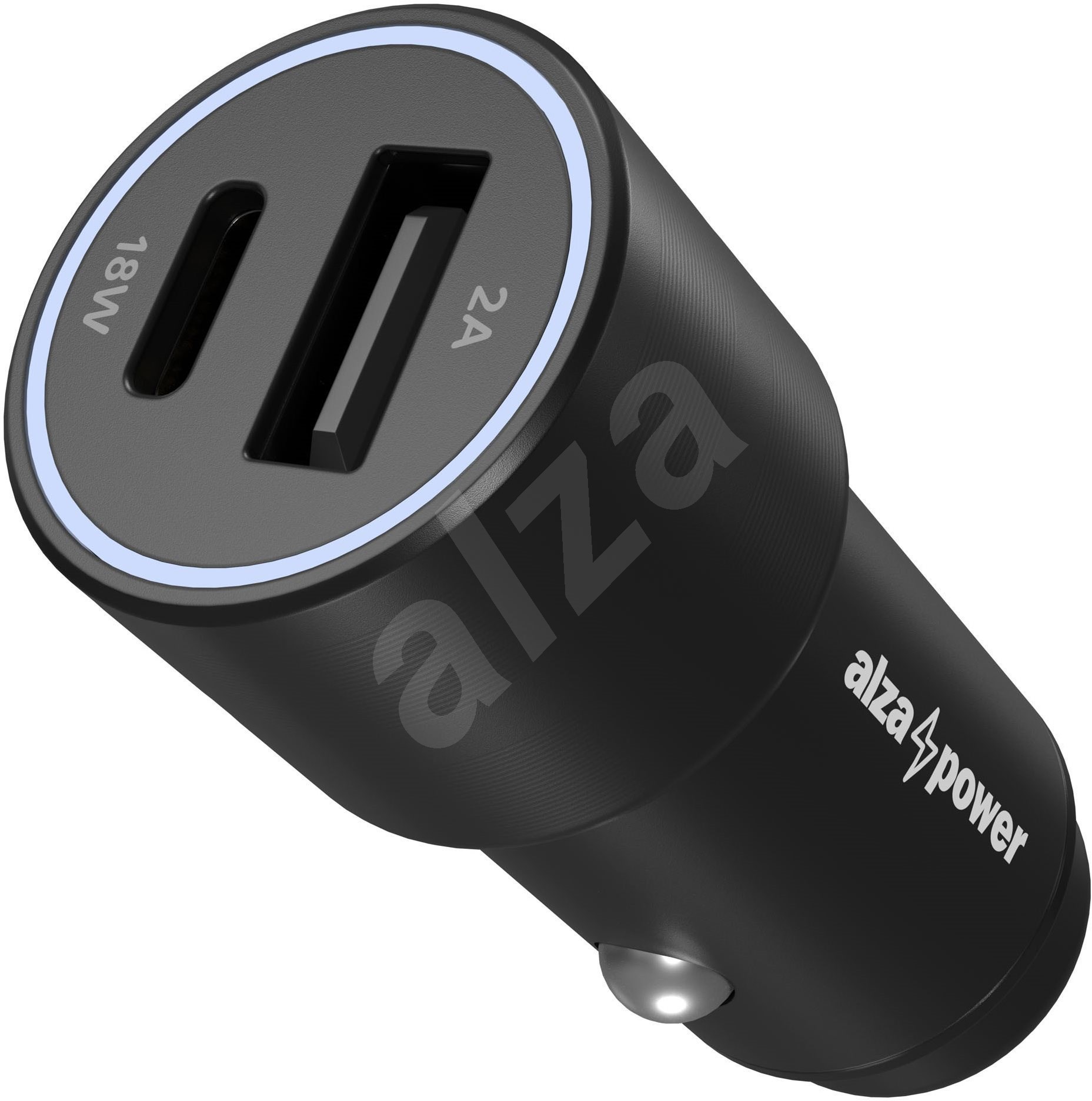 AlzaPower Car Charger P520 Power Delivery čierna - Nabíjačka do auta ...