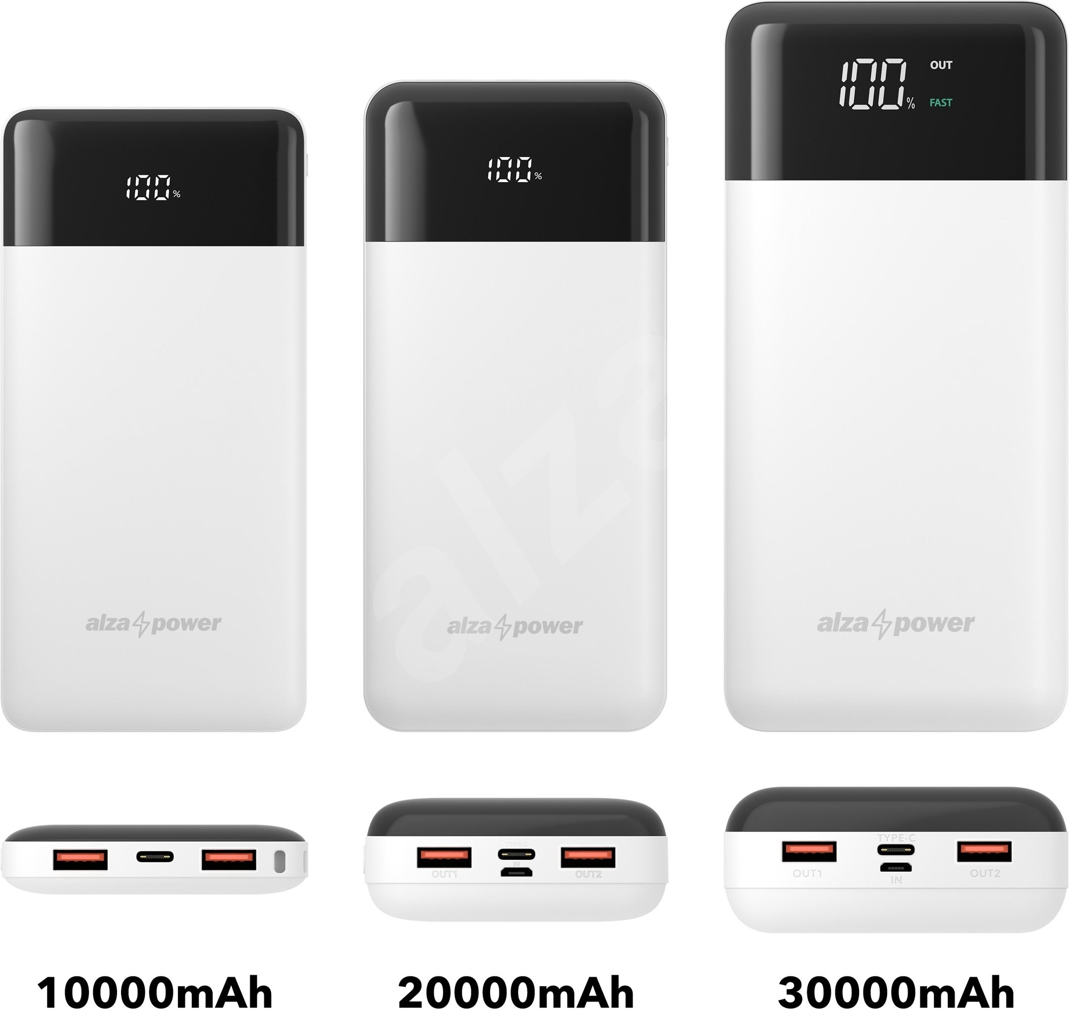 AlzaPower Parade 10000 mAh Power Delivery (22,5 W) biela od 19,72 ...