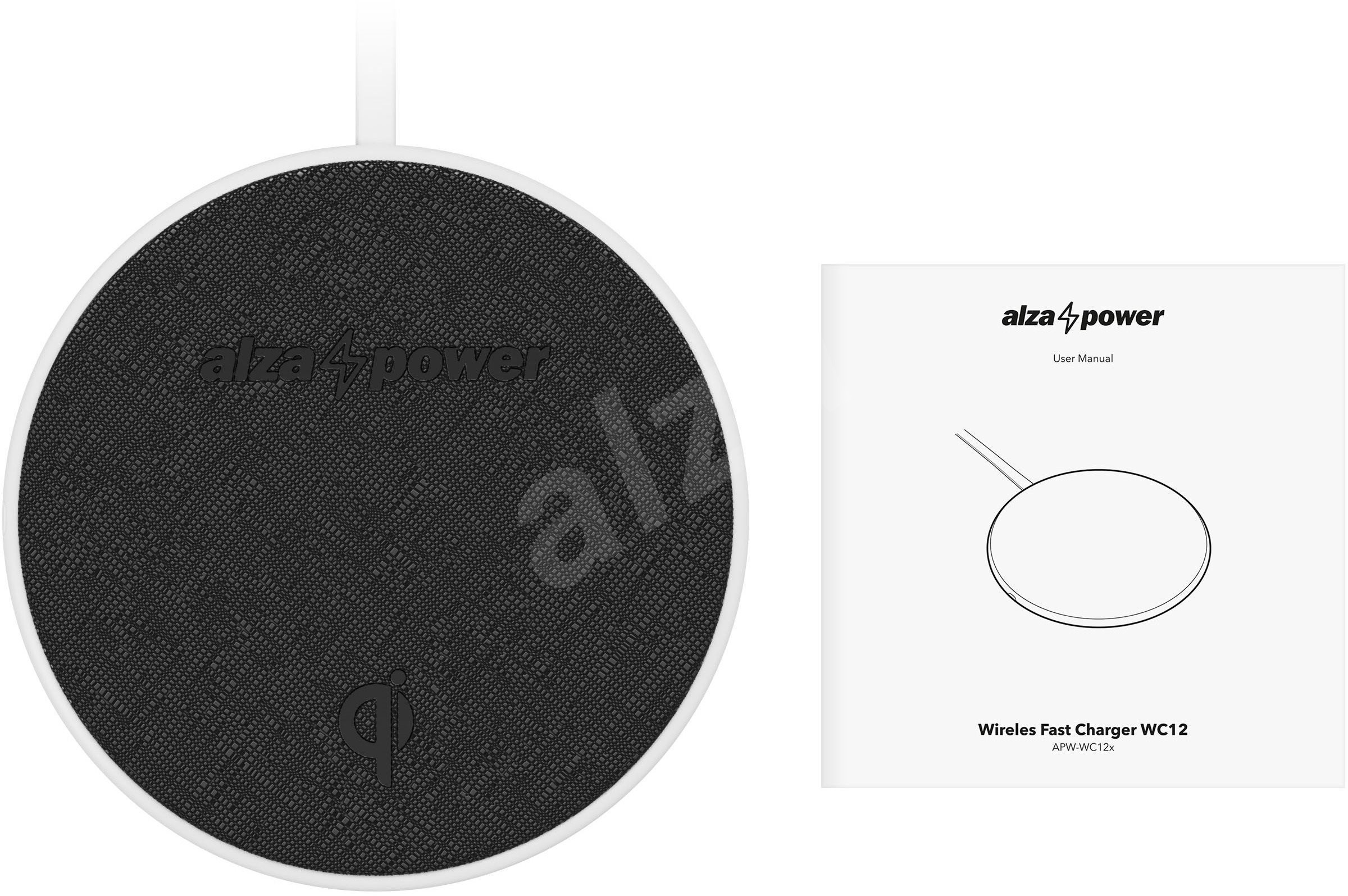 AlzaPower WC121 Wireless Fast Charger biela od 13,20 € - Bezdrôtová ...