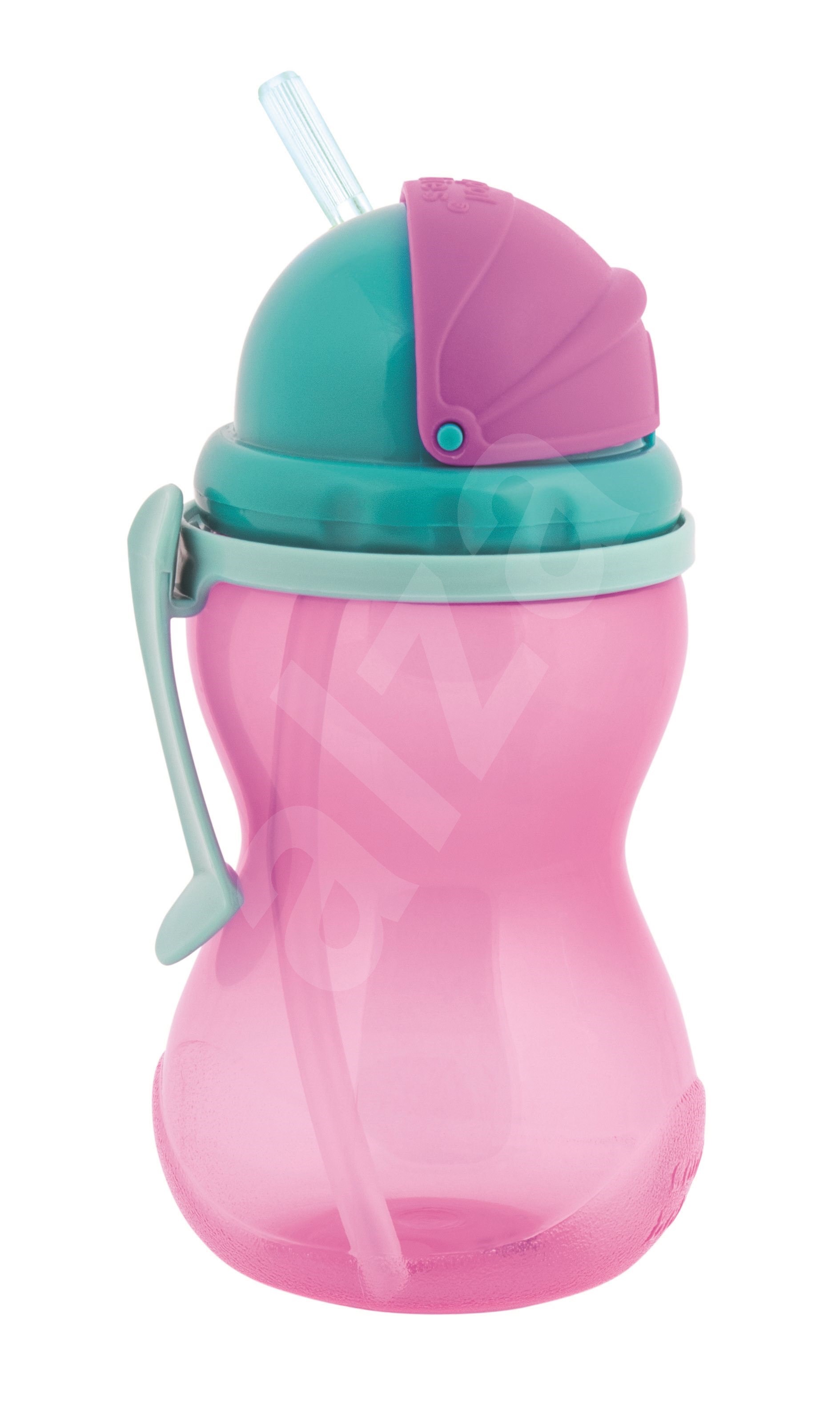 Canpol babies Fľaša športová so slamkou 370 ml ružová - Detská fľaša na pitie | Alza.sk