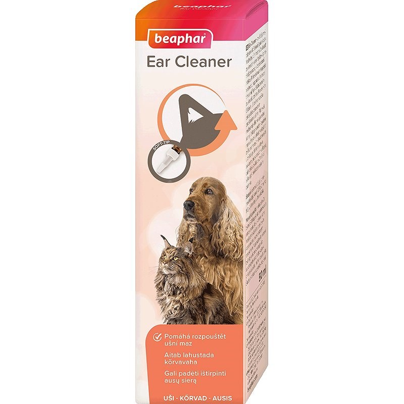 Beaphar kvapky ušné Ear Cleaner 50 ml - Kvapky do uší pre psov a mačky ...
