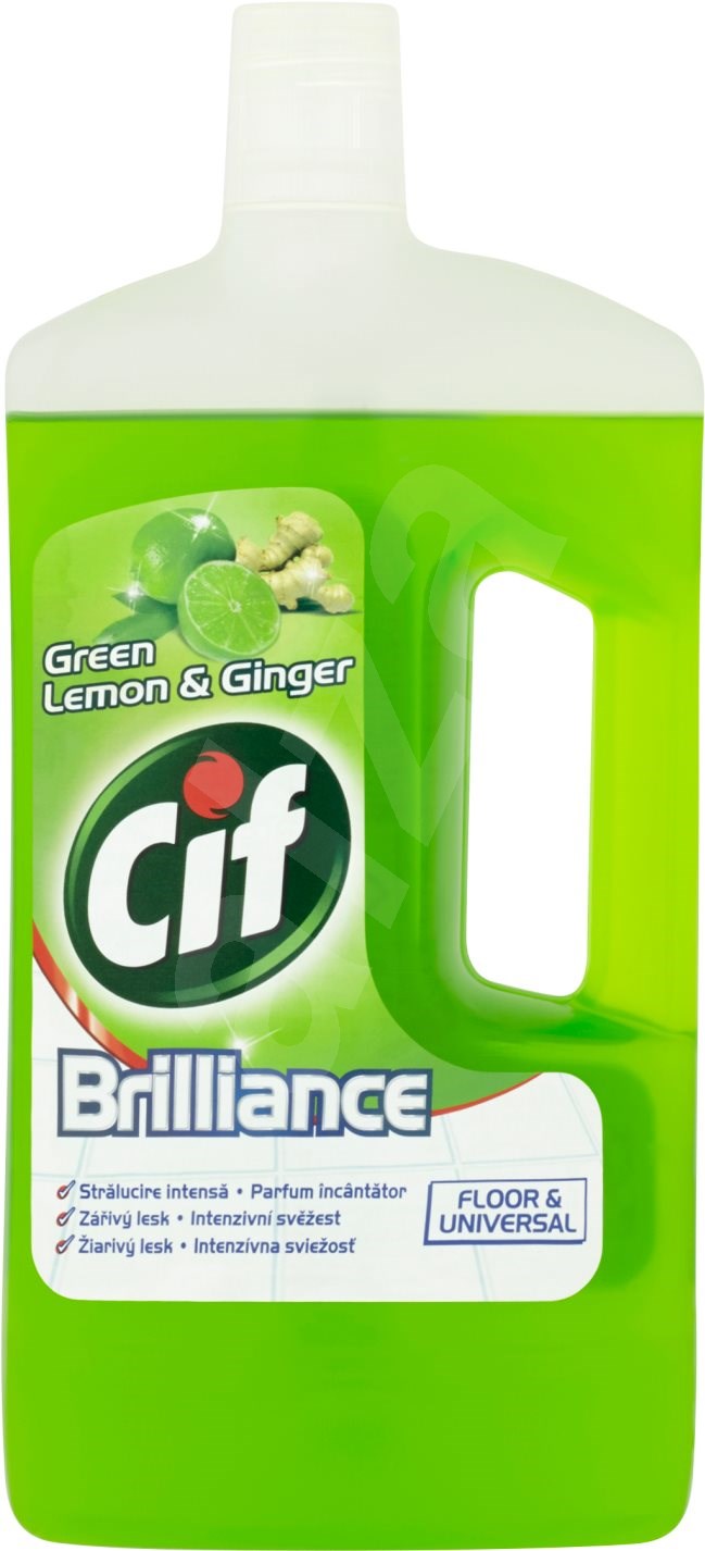 CIF Brillance Green Lemon & Ginger Floor & Universal 1 l - Univerzálny ...