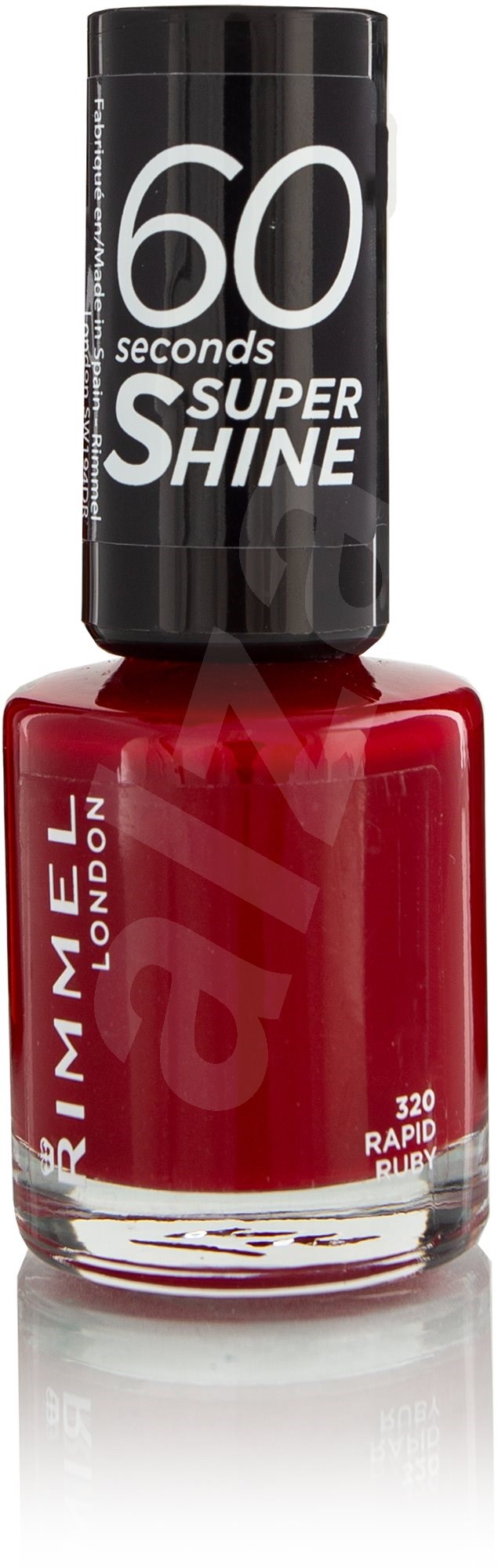RIMMEL LONDON 60 Seconds Shine Nail Polish 320 Rapid Ruby 8 ml - Lak na ...