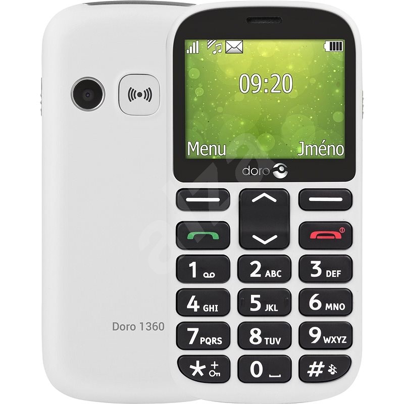 Doro 1360 Dual SIM White - Mobilný telefón | Alza.sk