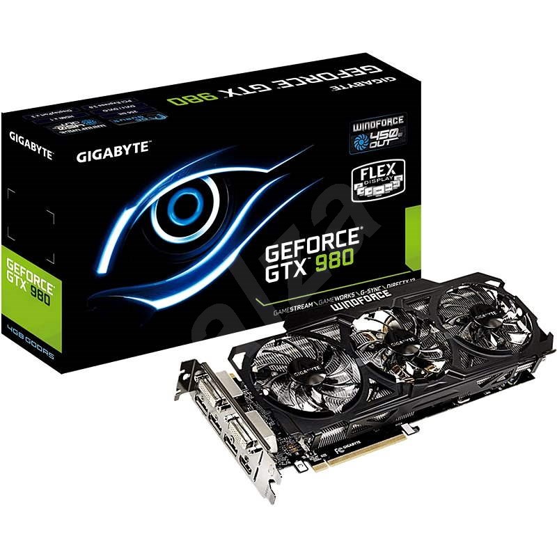 GIGABYTE GTX 980 WINDFORCE 3X 450W OC Gaming 4GB - Grafická karta | Alza.sk