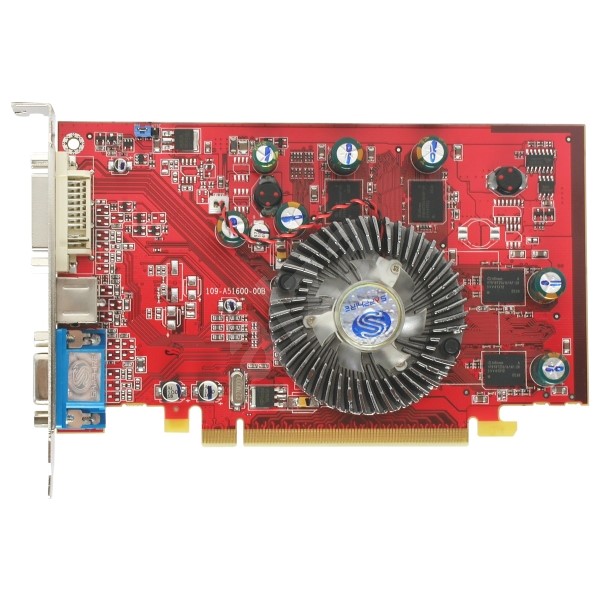 ATI (Sapphire) Radeon X550, 256 MB DDR2, VGA/DVI, PCIe x16 - Grafická ...