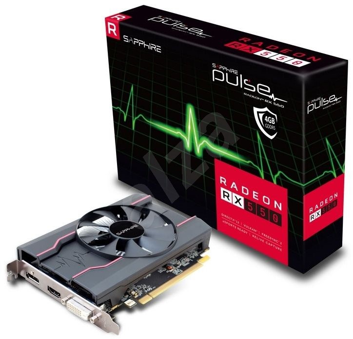 SAPPHIRE PULSE Radeon RX 550 4G OC - Grafická karta | Alza.sk