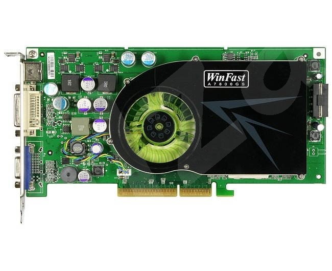 Leadtek WinFast A7800GS TDH NVIDIA GeForce 7800GS, 256 MB DDR3, AGP8x ...