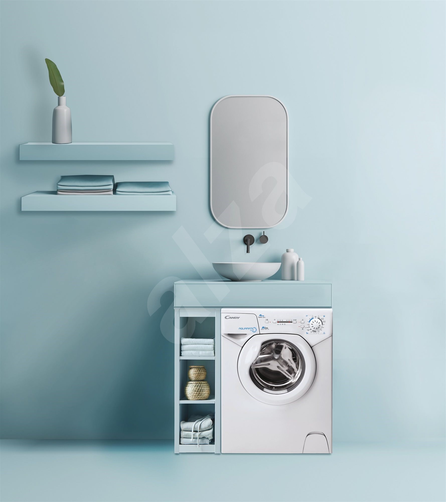 CANDY AQUA 1041D1 - Úzka práčka | Alza.sk