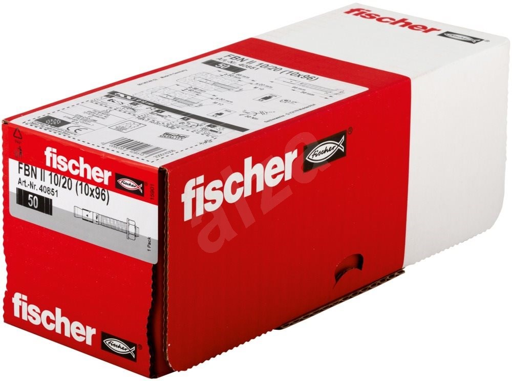 fischer FBN II 12/30/126 oceľová svorníková kotva do betónu (20 ks ...