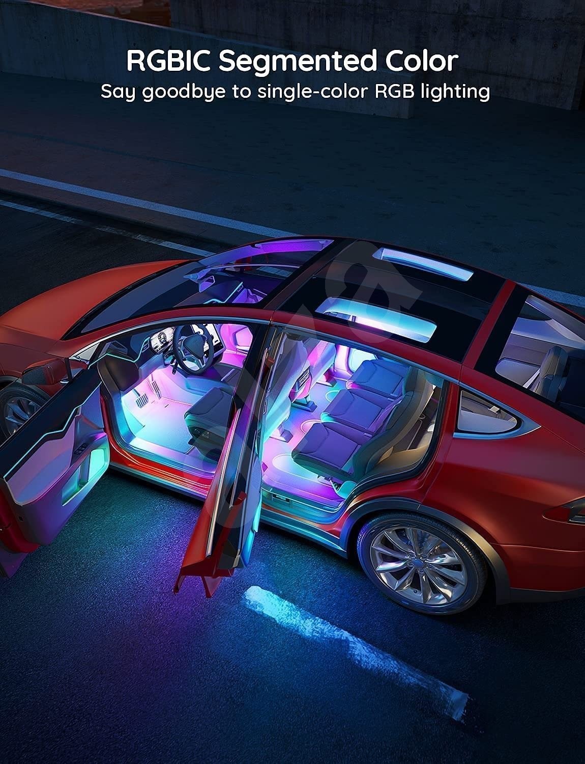 Govee Smart LED pásiky do auta – RGBIC - LED pásik | Alza.sk