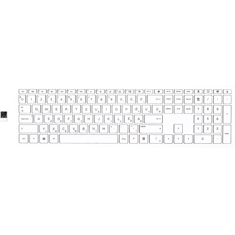 HP Pavilion Wireless Keyboard 600 White HU - Klávesnica | Alza.sk