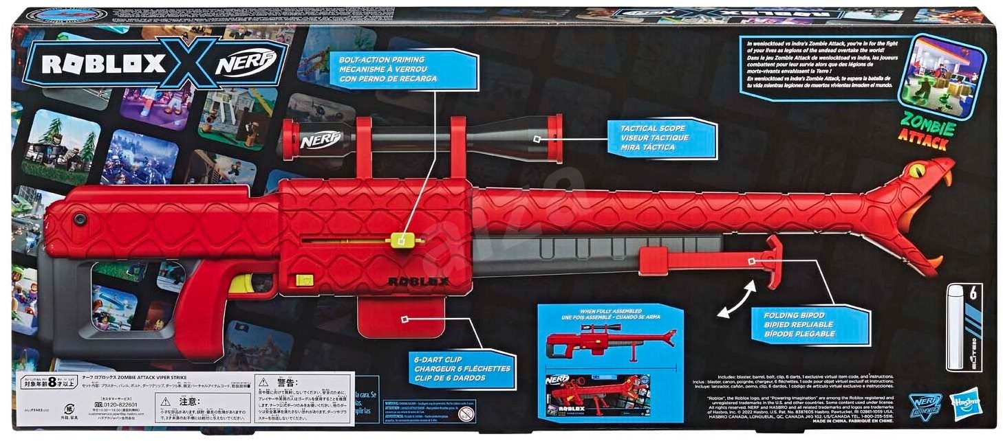 Nerf Roblox Zombie Attack Viper Strike - Nerf pištoľ | Alza.sk