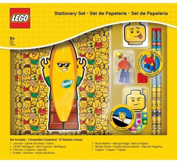 LEGO Iconic Stationery Set s denníkom - Sada kancelárskych potrieb ...