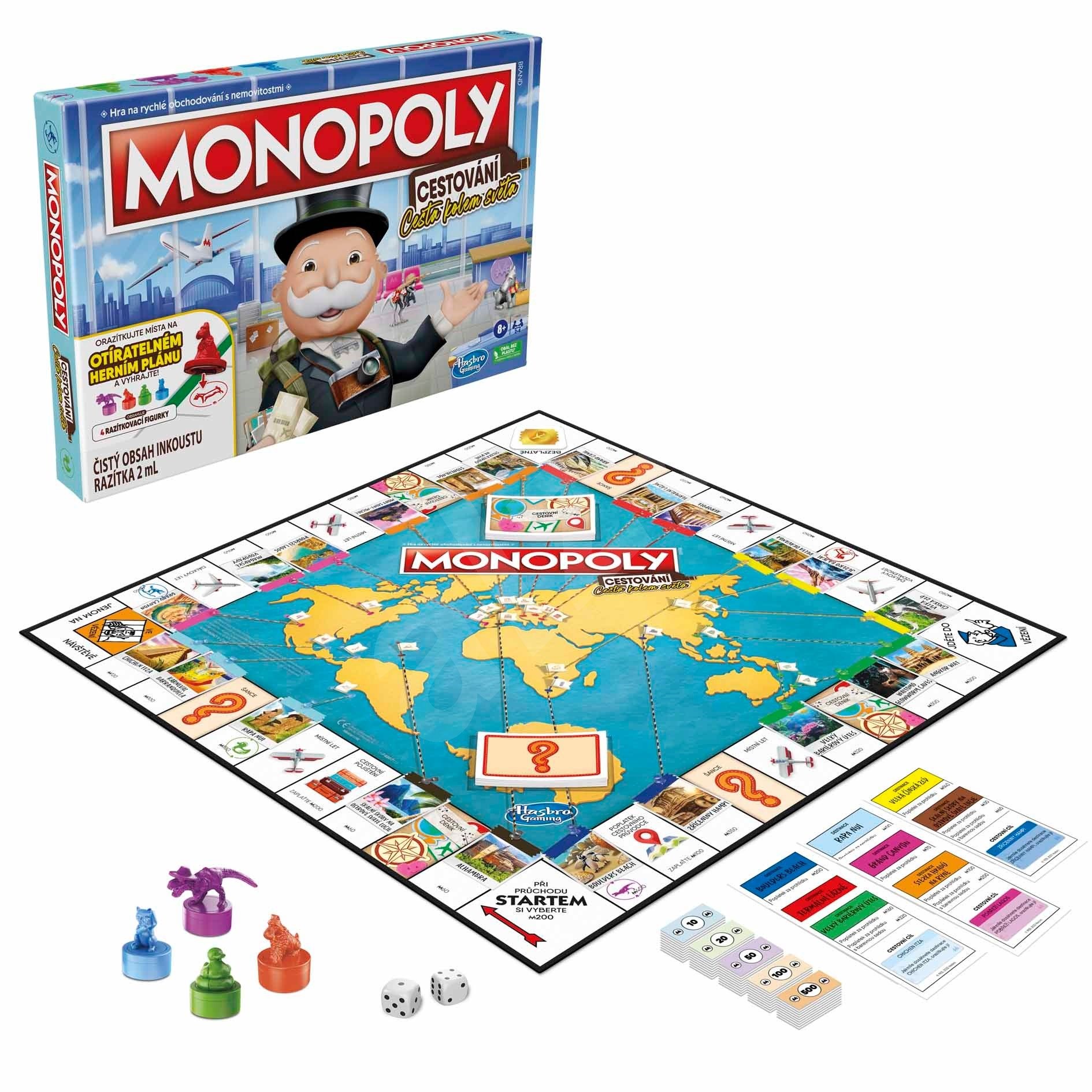 Monopoly Cesta okolo sveta CZ verzia - Dosková hra | Alza.sk