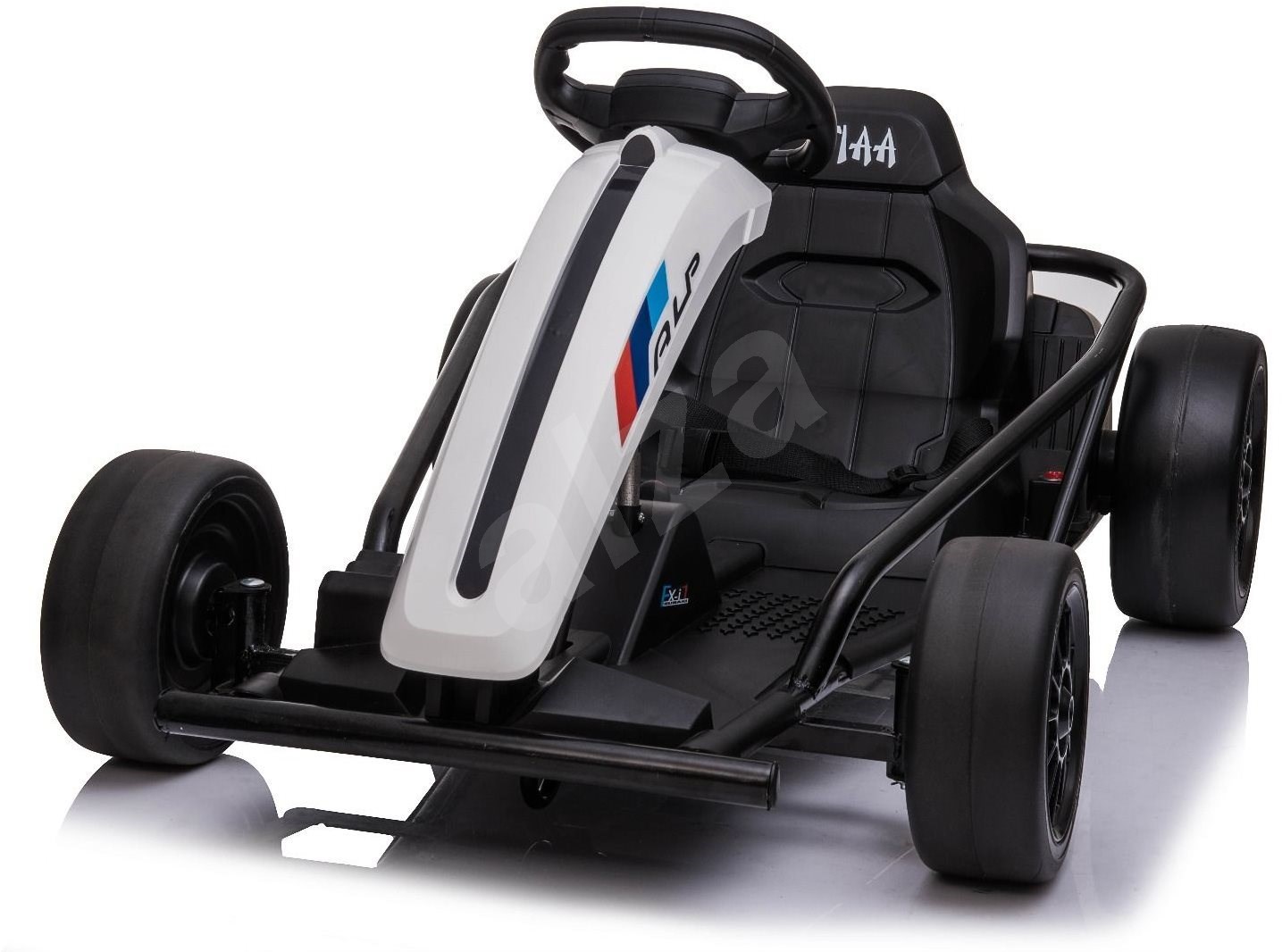 Driftovacia motokára DRIFT-CAR 24V, biela - Detské elektrické auto ...