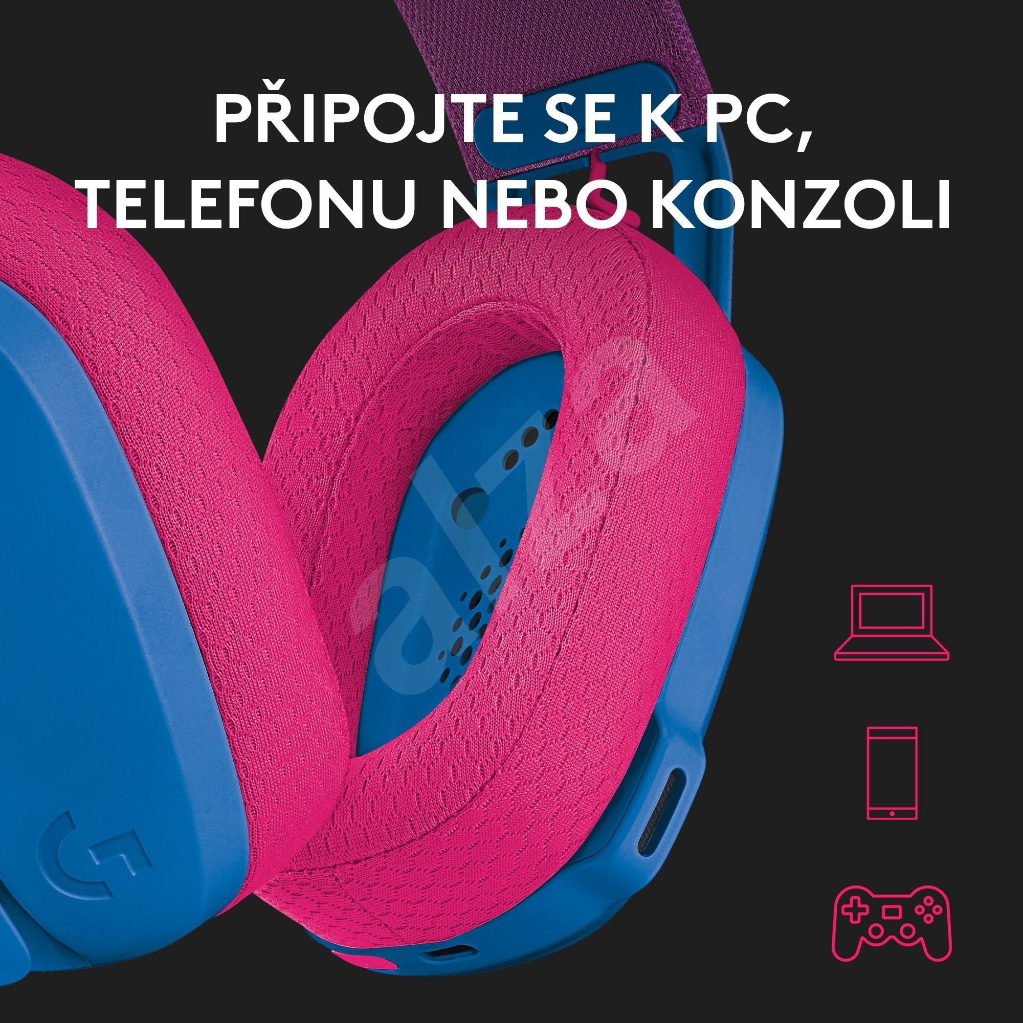 Logitech G435 LIGHTSPEED Wless Gaming Headset modré - Herné slúchadlá ...
