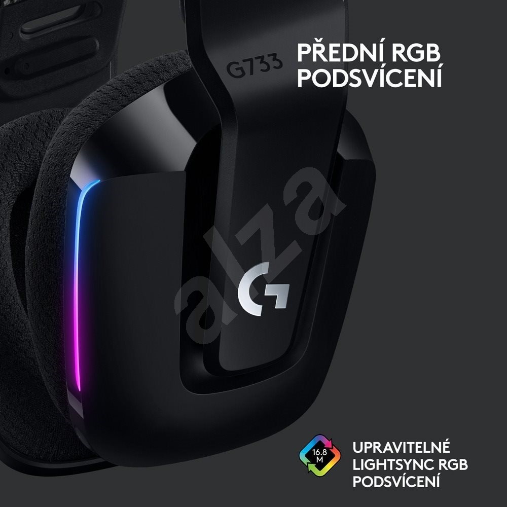 Logitech G733 LIGHTSPEED Wireless RGB Gaming Headset BLACK - Herné ...