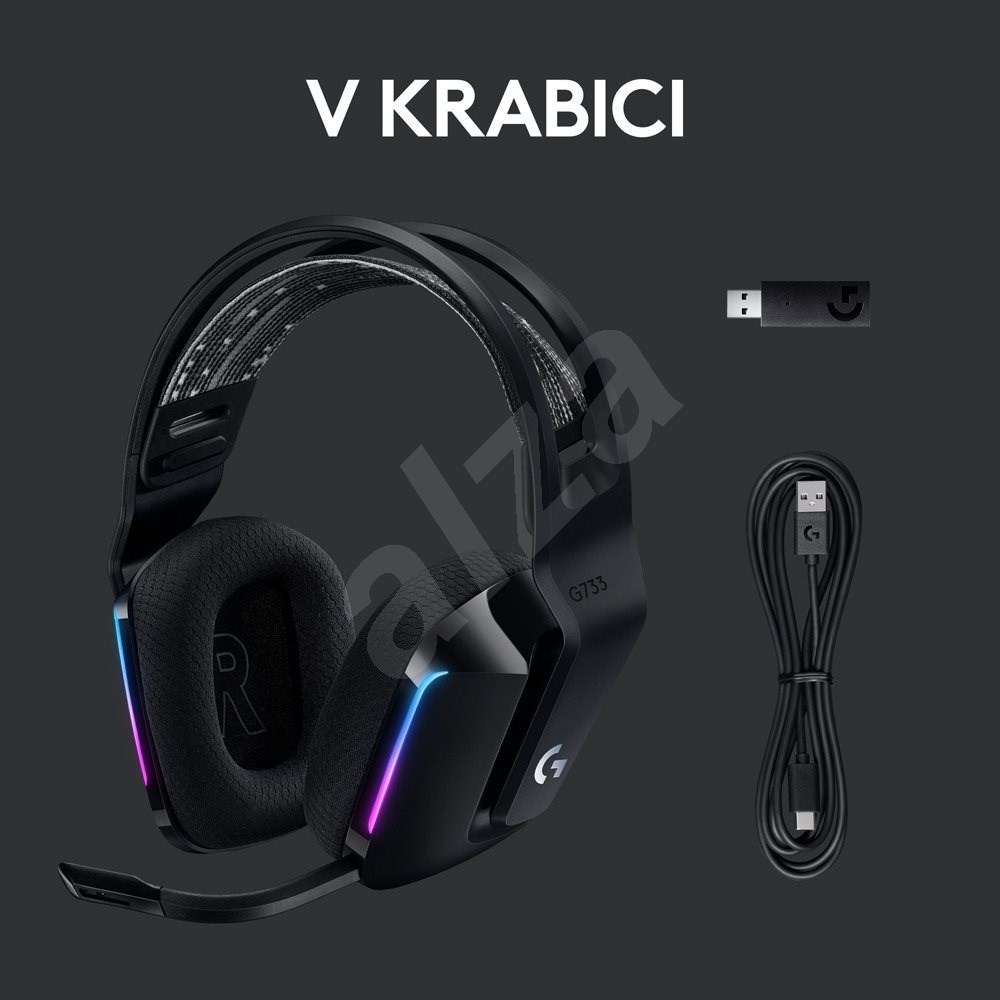 Logitech G733 LIGHTSPEED Wireless RGB Gaming Headset BLACK - Herné ...