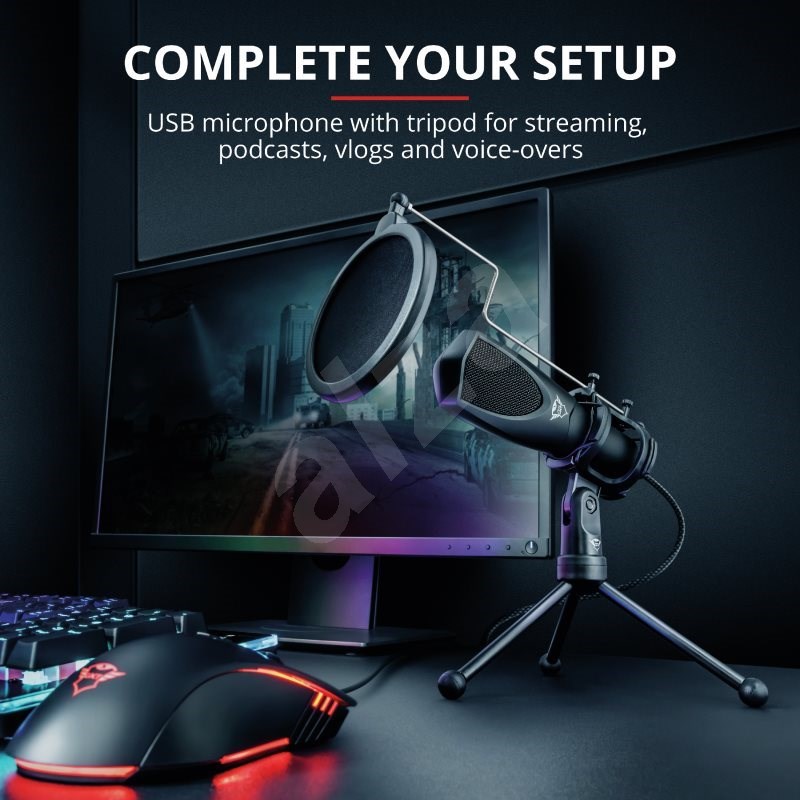 Trust GXT 232 Mantis Streaming Microphone - Mikrofón | Alza.sk