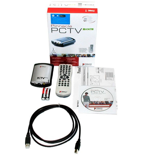 Pinnacle PCTV Analog USB - TV tuner (stereo), externí USB2.0, software, dálkové ovládání ...