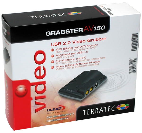 TerraTec Grabster AV 150 - střihová karta s USB 2.0 rozhraním, S-Video ...