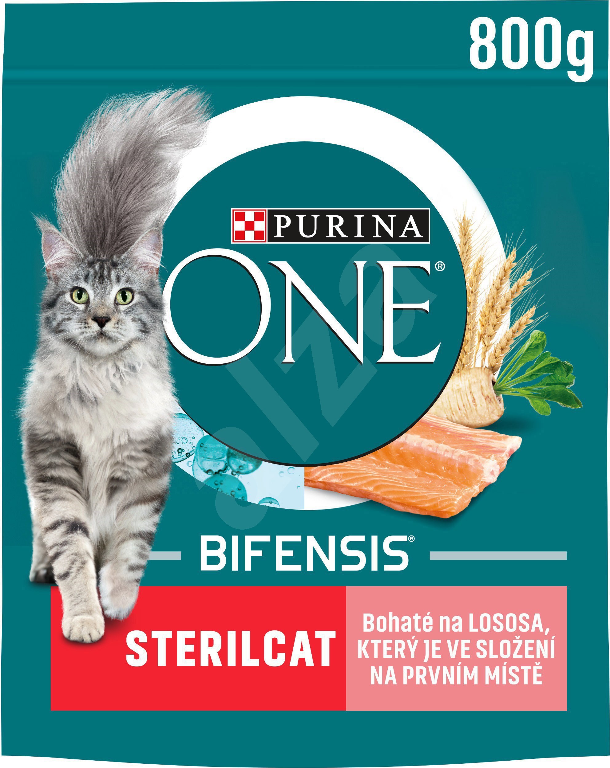 Purina ONE Bifensis Sterilcat s lososom a pšenicou 800 g - Granule pre ...