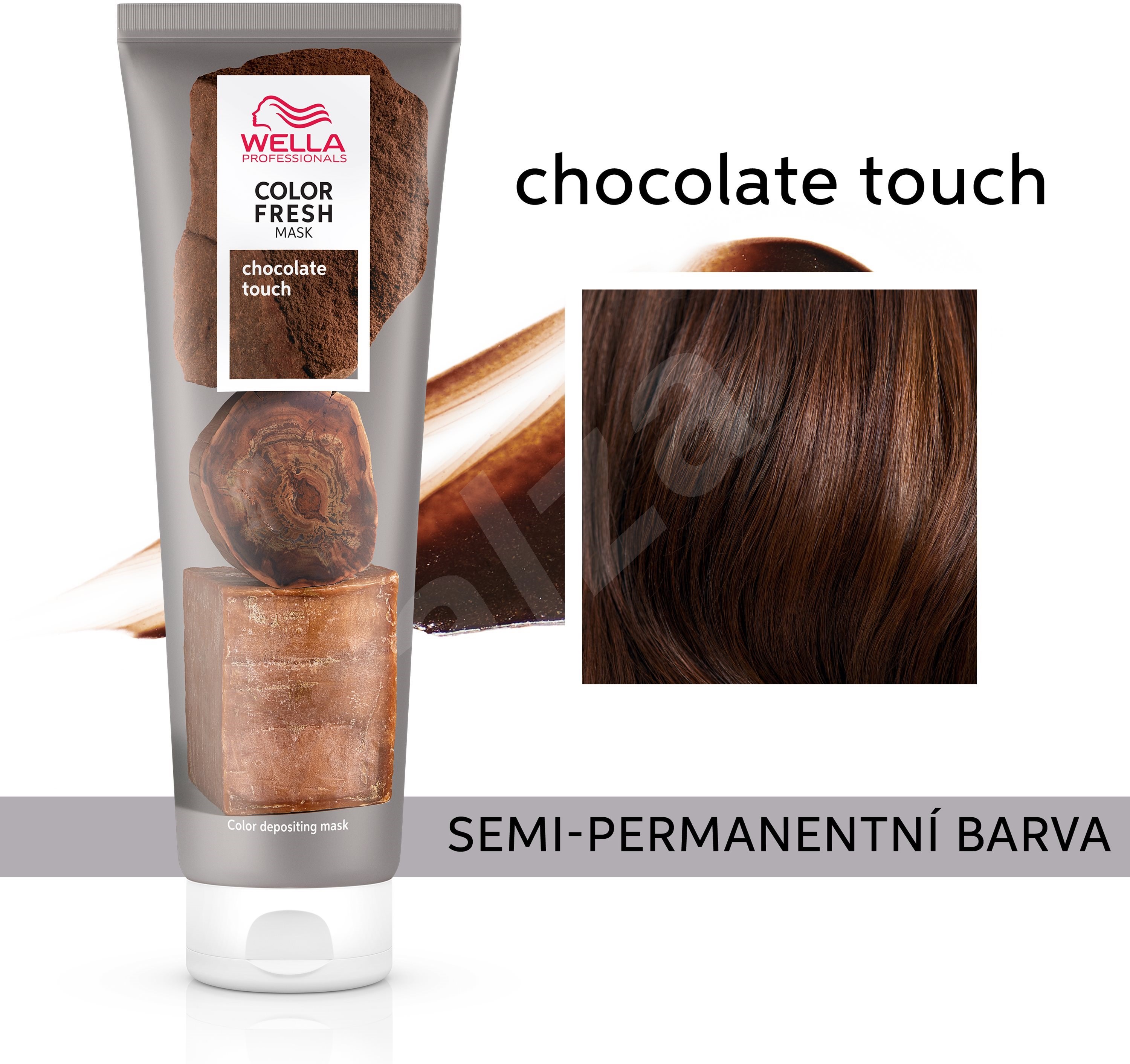 WELLA PROFESSIONALS Color Fresh Mask Chocolate Touch 150 ml - Farba na ...