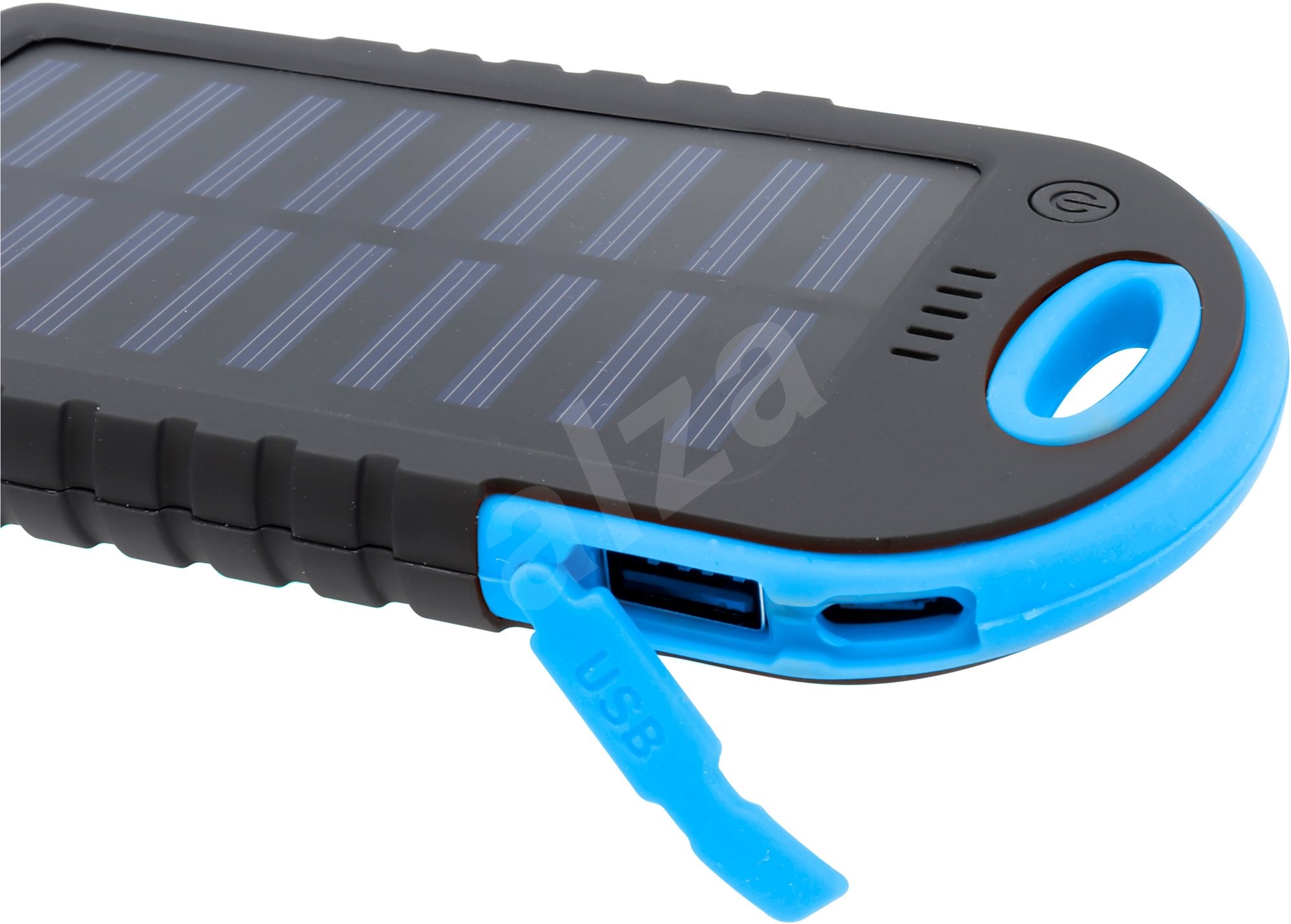 XLAYER Power Bank PLUS Solar 4000 mAh čierno/modrý - Powerbank | Alza.sk