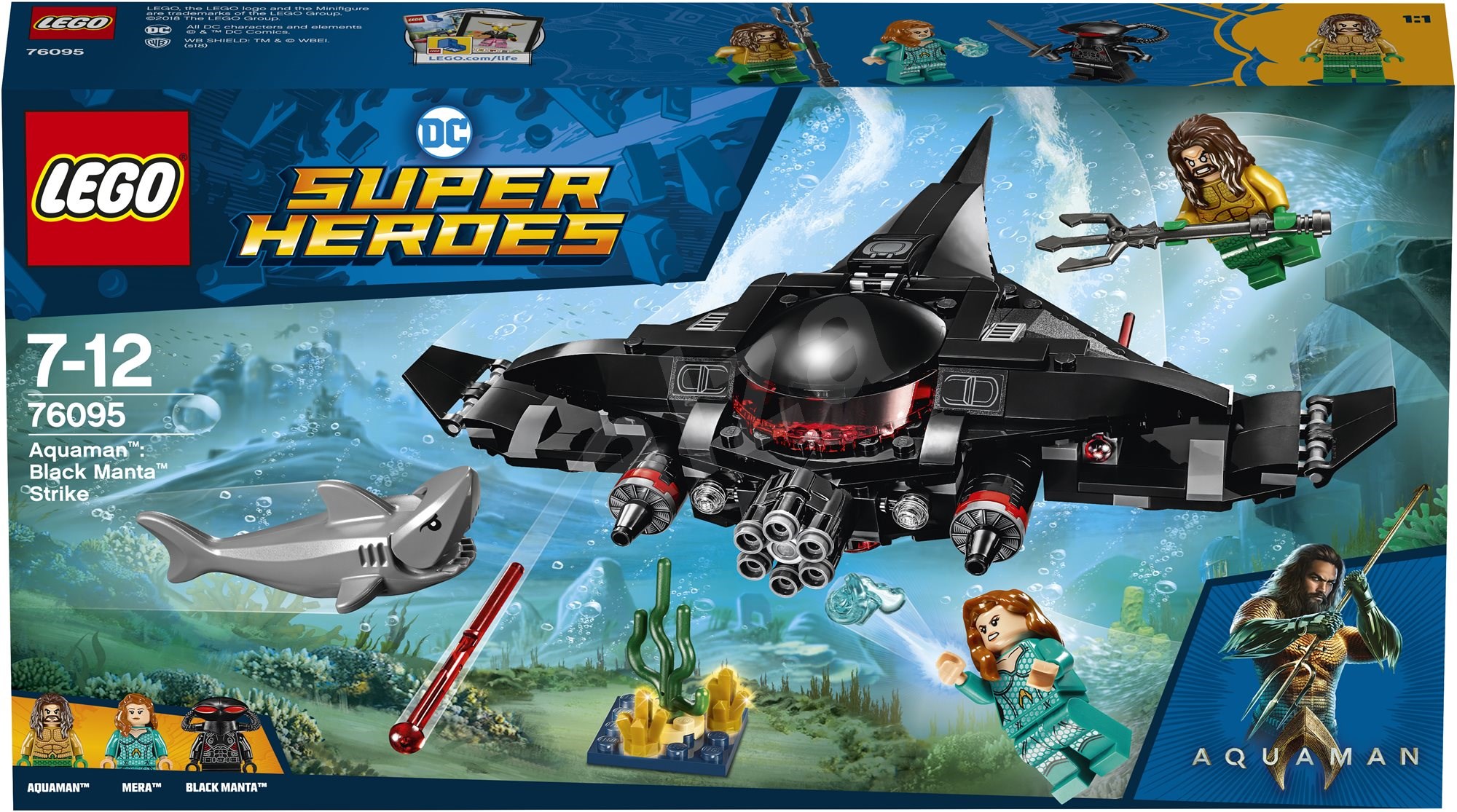 LEGO Super Heroes 76095 Aquaman: Black Manta útočí - Stavebnica | Alza.sk