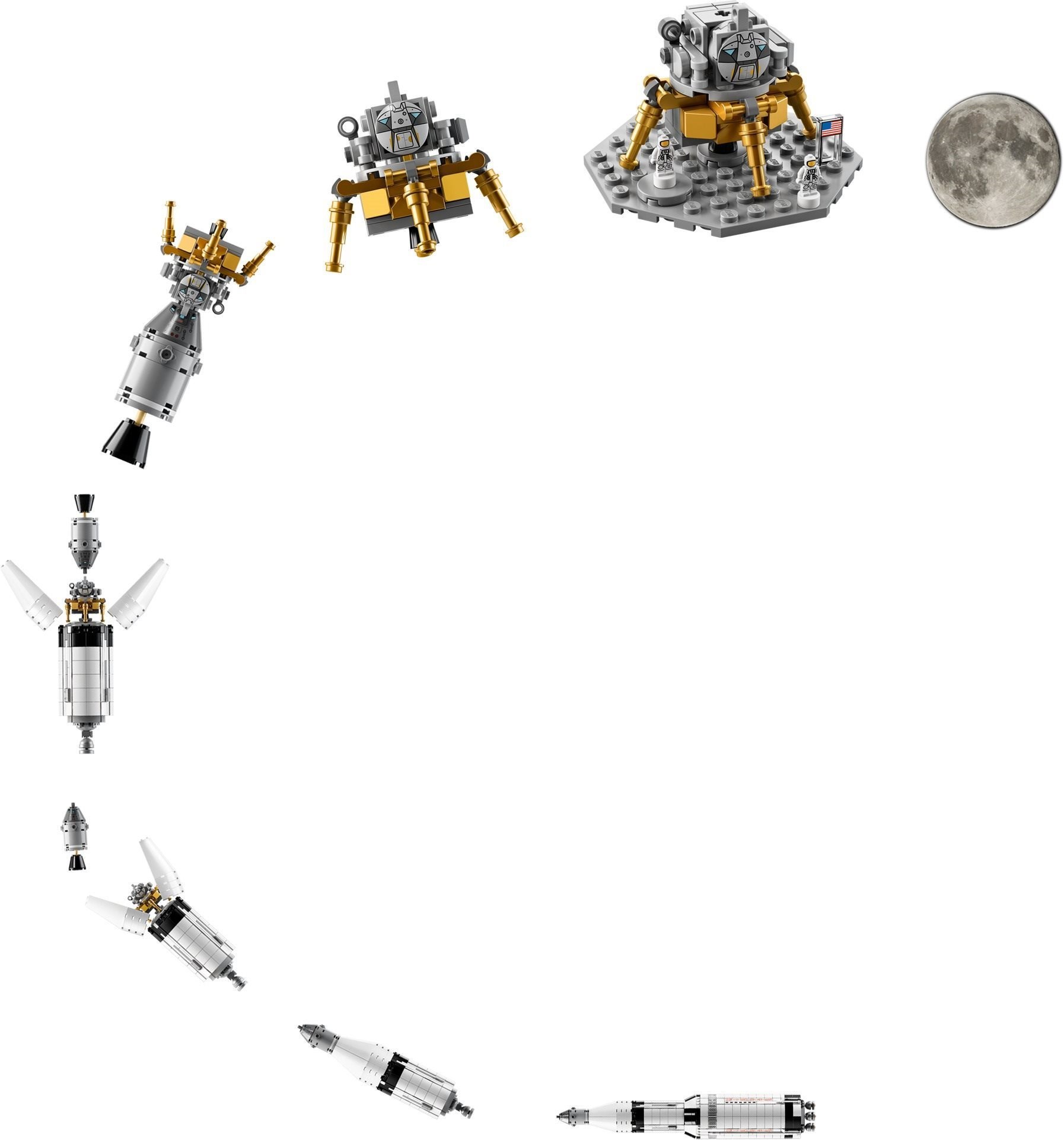 LEGO Ideas 92176 LEGO® NASA Apollo Saturn V - LEGO stavebnica | Alza.sk