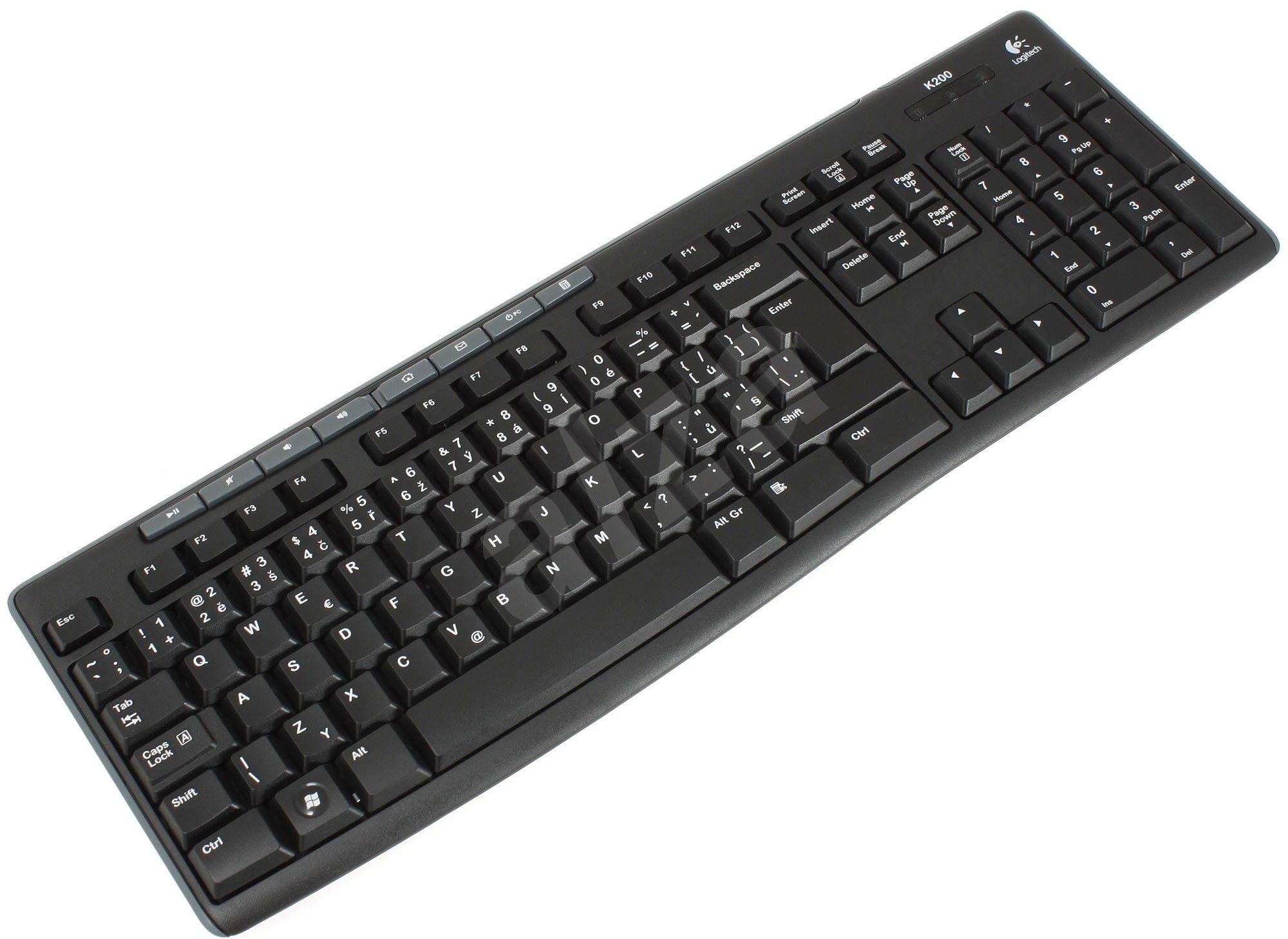 Logitech Media Keyboard K200 CZ - Klávesnice | Alza.sk