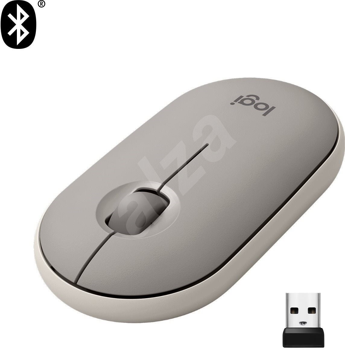 Logitech Pebble M350 Wireless Mouse, Almond Milk za 23,90 € - Myš | Alza.sk