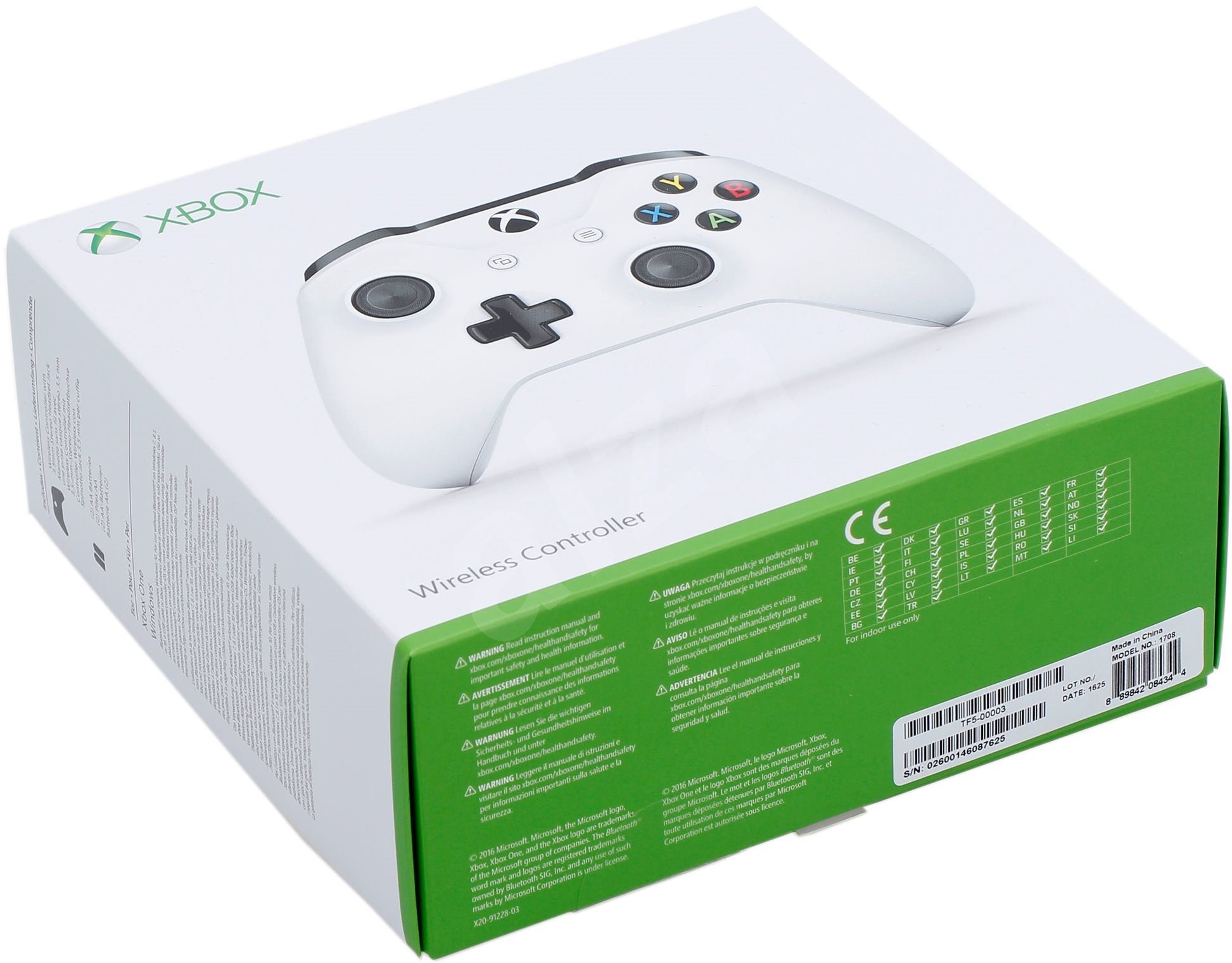 Xbox One Wireless Controller White + Fortnite Eon Bundle - Gamepad ...