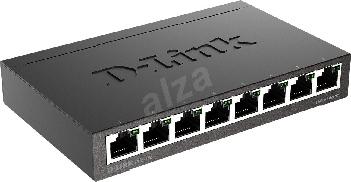 D-Link DGS-108/E - Switch | Alza.sk