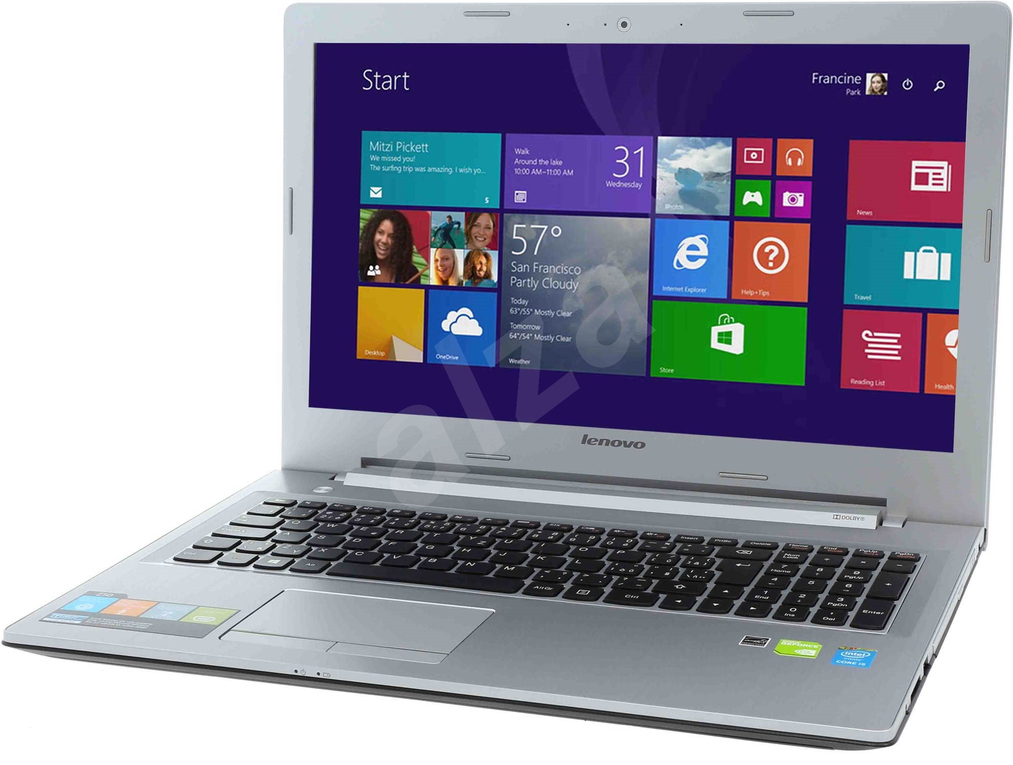 Lenovo IdeaPad Z50-70 Silver - Notebook | Alza.sk