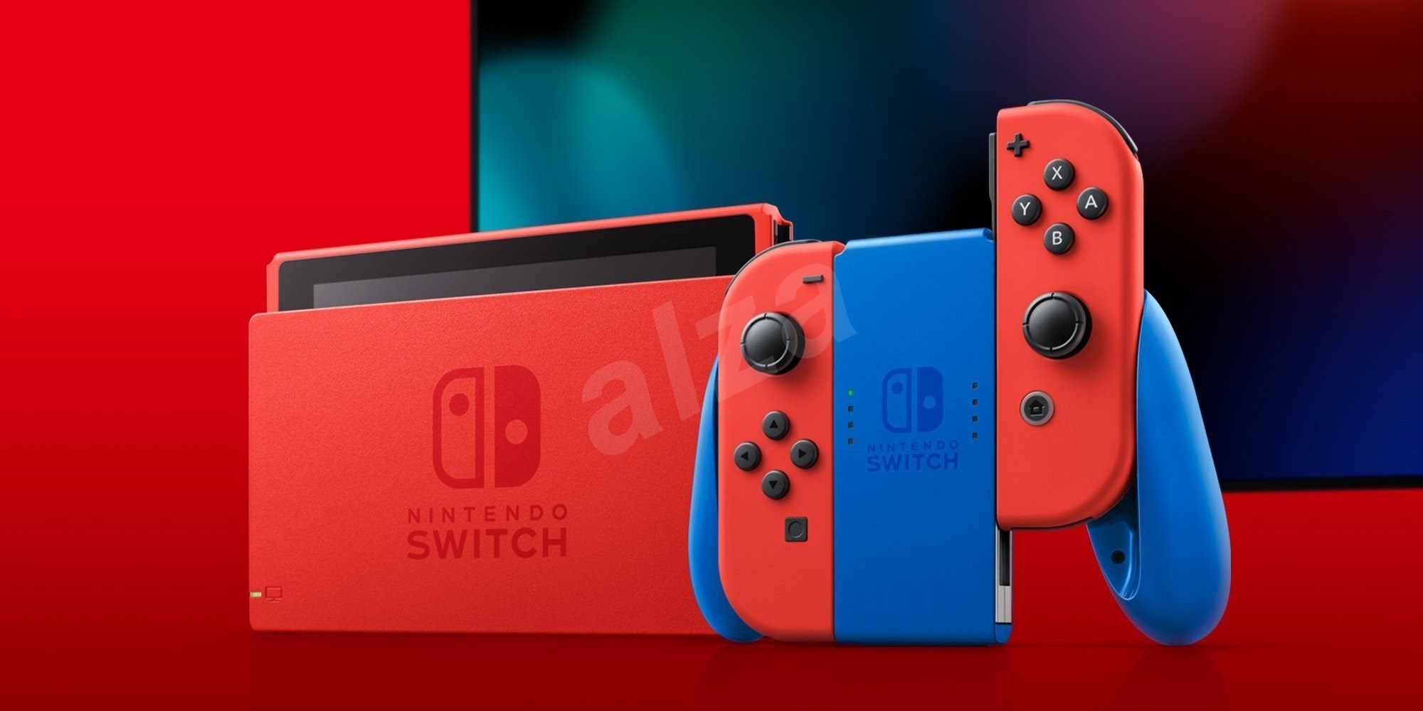 Nintendo Switch Mario Red & Blue Edition + Super Mario 3D World - Herná ...