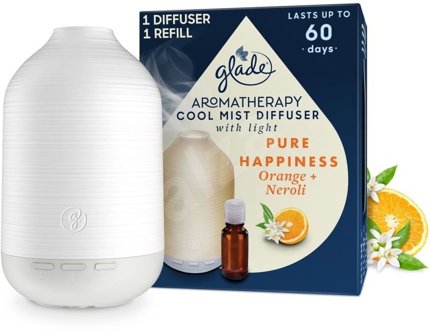 GLADE Aromatherapy Cool Mist er Diffuser Pure Happiness 1 + 17,4 ml za ...