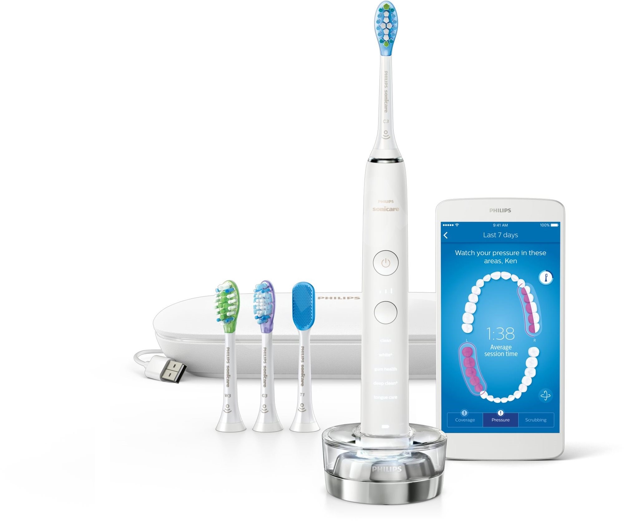 Philips Sonicare DiamondClean Smart White HX9924/07 - Elektrická zubná ...