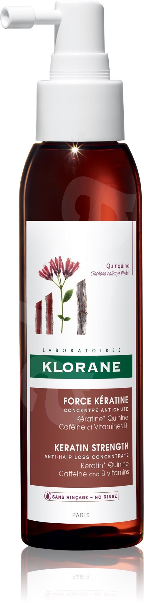 KLORANE Force Kératine Anti-Hair Loss Concentrate 125 ml - Sérum na ...