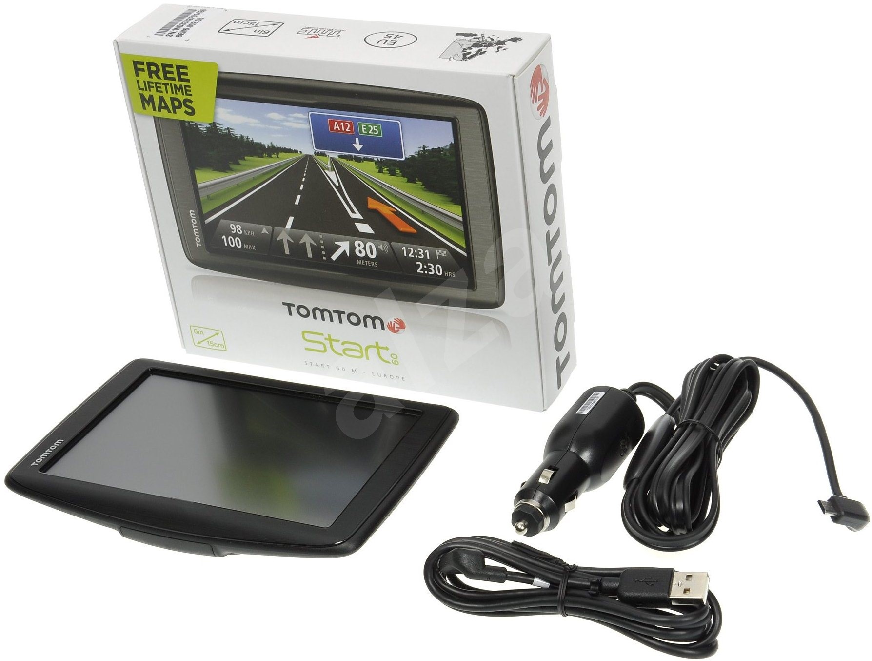 TomTom Start 60 Europe Traffic, LIFETIME mapy - GPS navigácia | Alza.sk