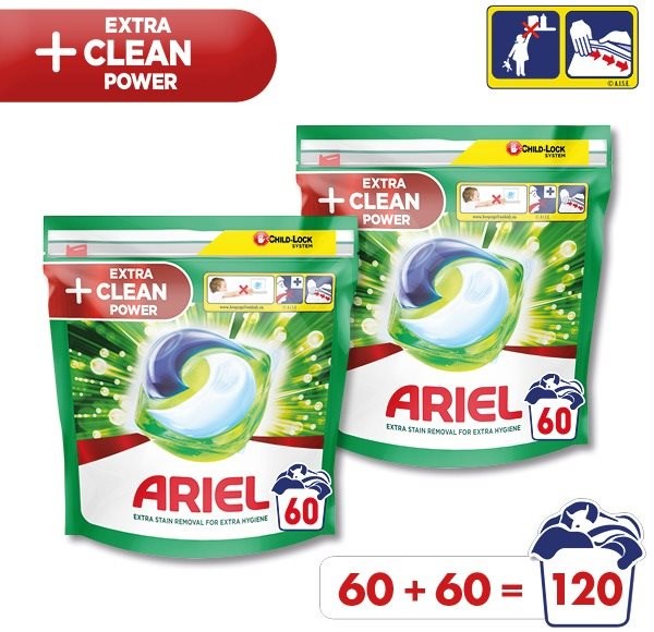 ARIEL Extra Clean 2× 60 ks - Kapsuly na pranie | Alza.sk