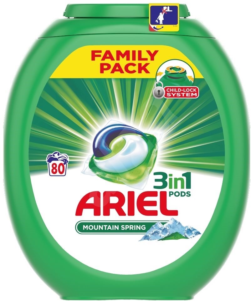 ARIEL Mountain Spring 3in1 80 ks - Kapsuly na pranie | Alza.sk
